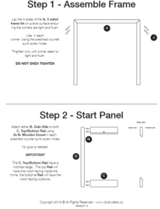 Documents | DIY Shutters
