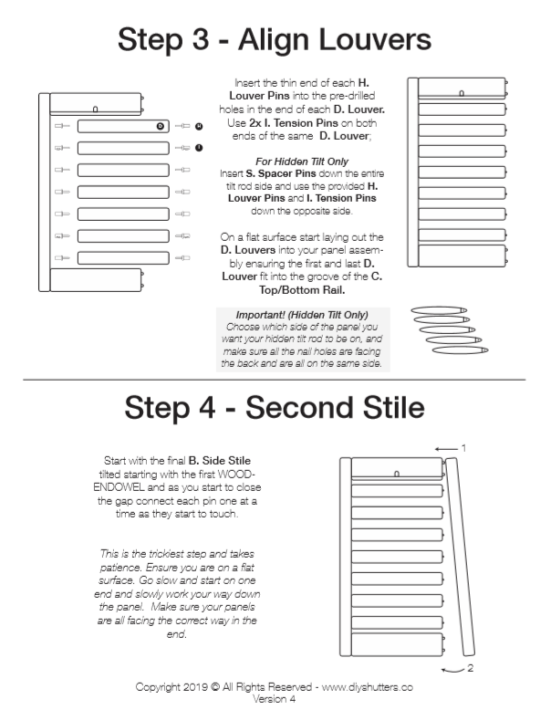 Documents | DIY Shutters
